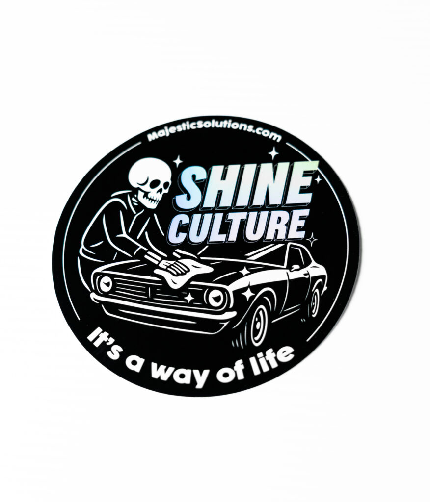 SHINE CULTURE Reflective Sticker – Majestic Solutions Auto Detail Products